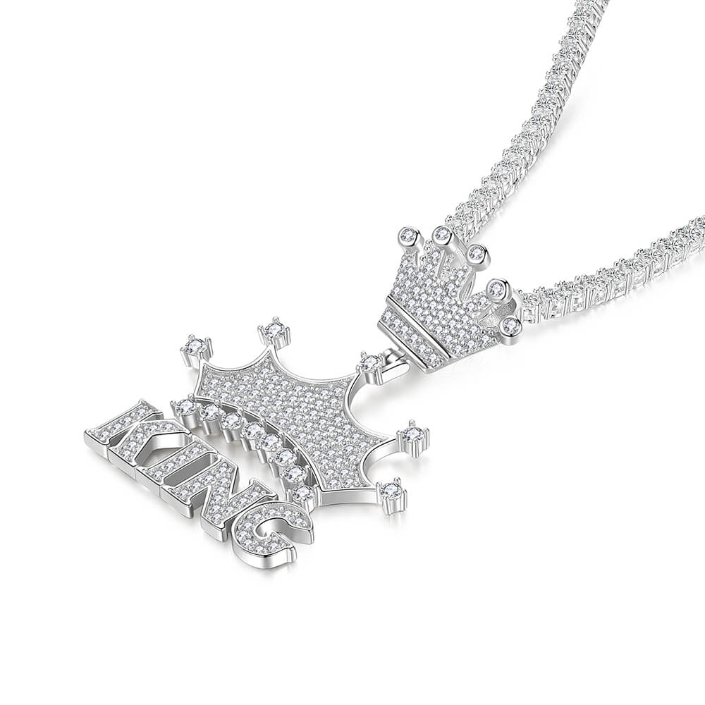 Crown King Hip Hop Pendant Chain - Jewepiter