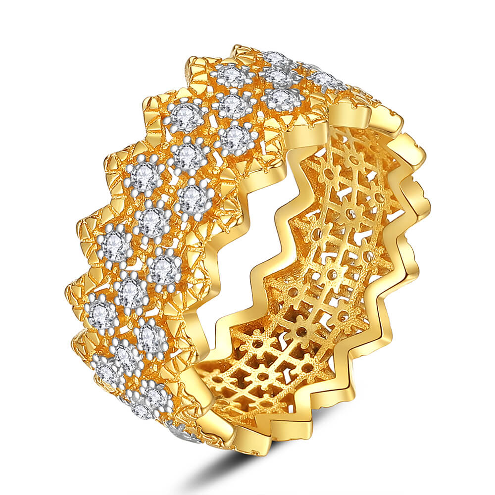 Grid Wave Ring - Jewepiter