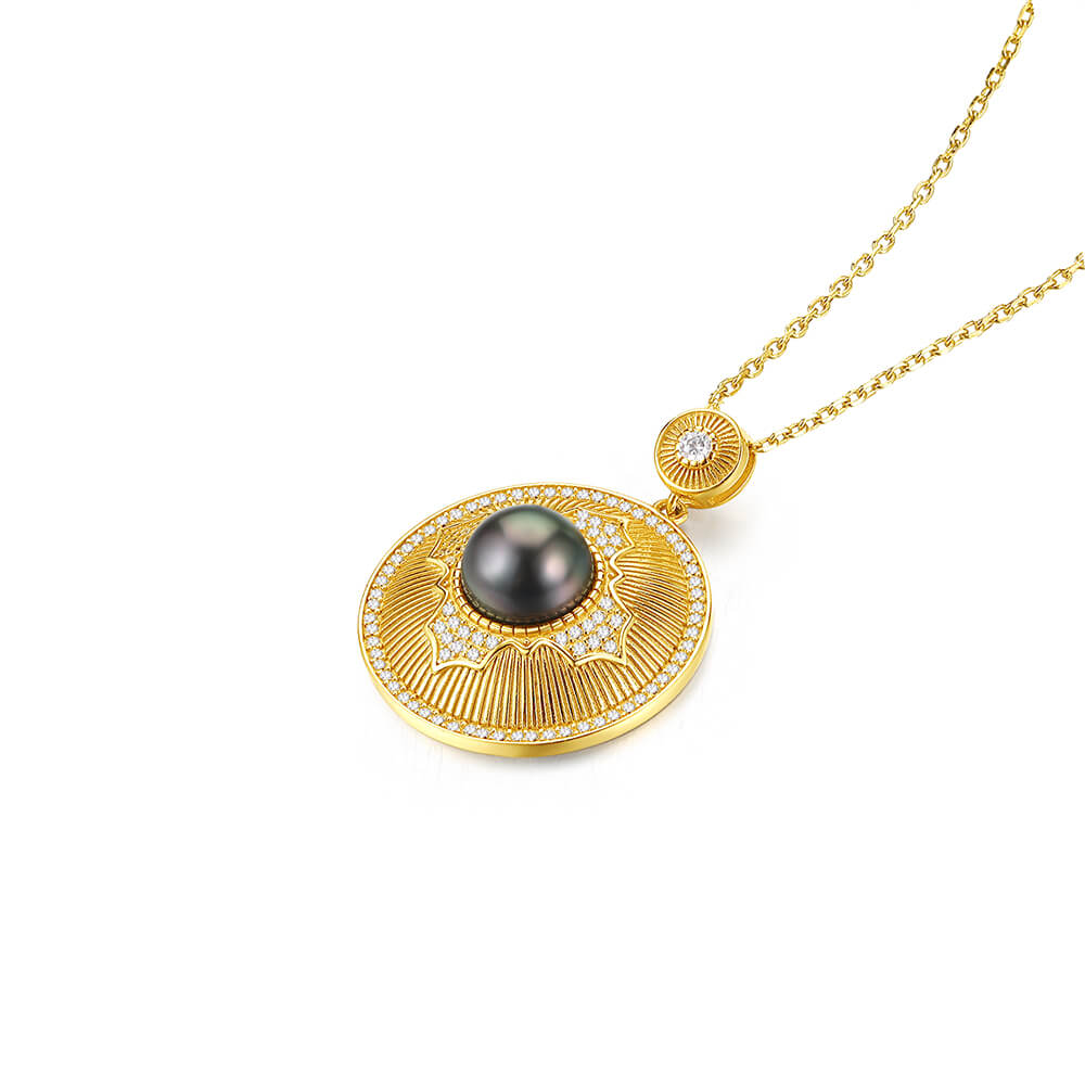 Retro Round Pearl Necklace - Jewepiter